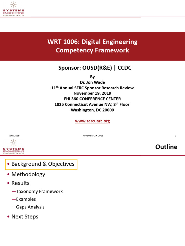 Wade - WRT 1006 SSRR 2019 v1 1 | Download Free PDF | Systems Engineering | System
