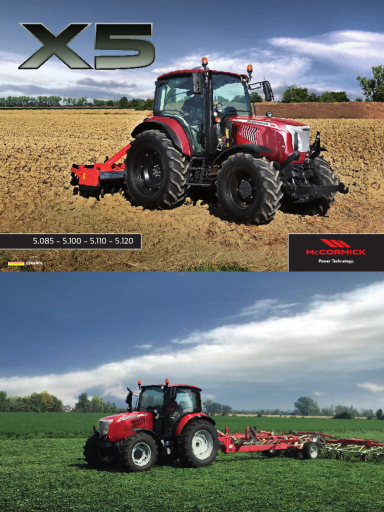 MC RS57-RS2B X5 Brochure 48p 6717642A1 ES LR-1 | PDF | Tractor | Embrague