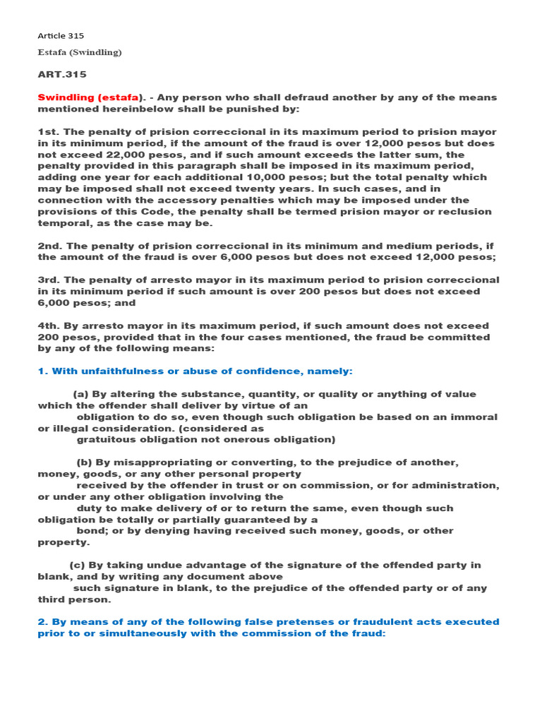 Article 315 | Download Free PDF | Crime & Violence | Arson