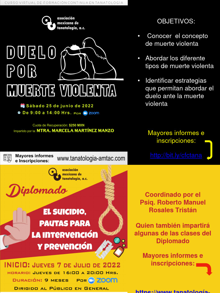 Duelo Por Muerte Violenta | PDF | Teoría de apego | Adolescencia