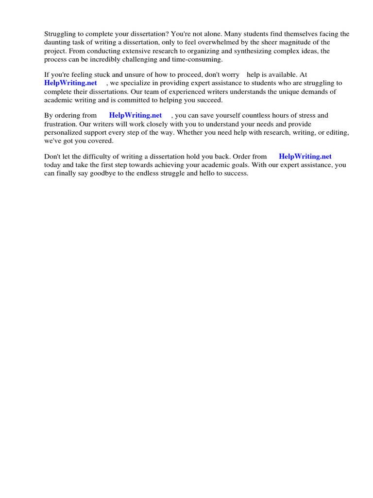 Expert Dissertation Writing Help | PDF | Thesis | Critical Thinking