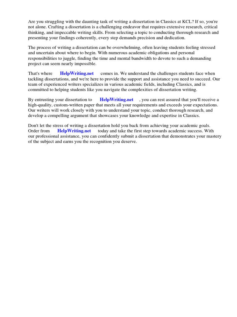 Dissertation KCL Classics | PDF | Libraries | Thesis Dissertation KCL Classics | PDF | Libraries | Thesis