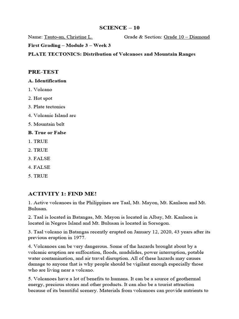 Science (Week 3) | PDF
