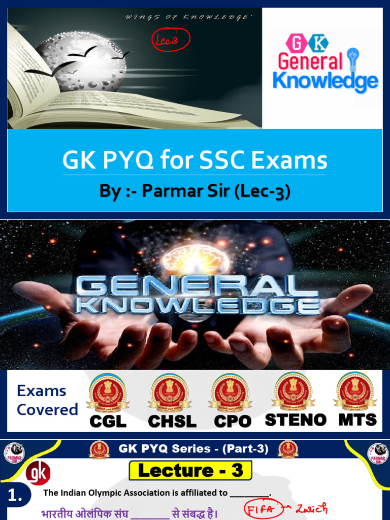 Lecture - 3 PYQ (PART - 3) | PDF