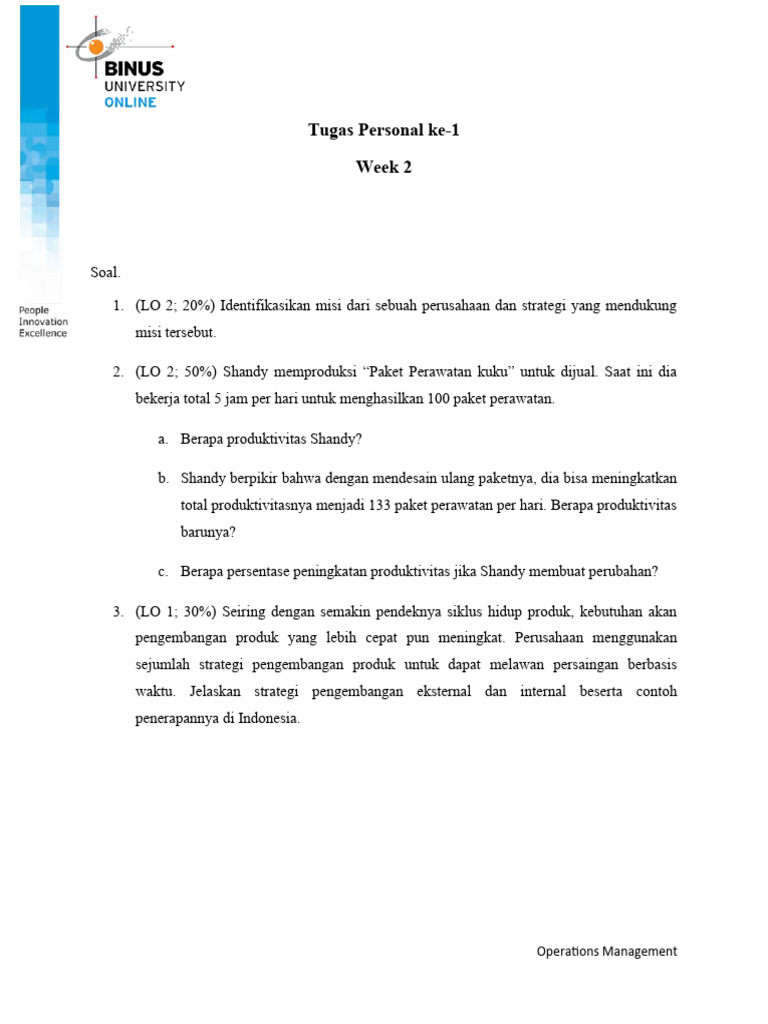 Tugas Personal 1 | PDF