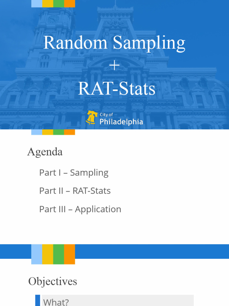 Random Sampling W RAT Stats | PDF | Sampling (Statistics) | Statistics
