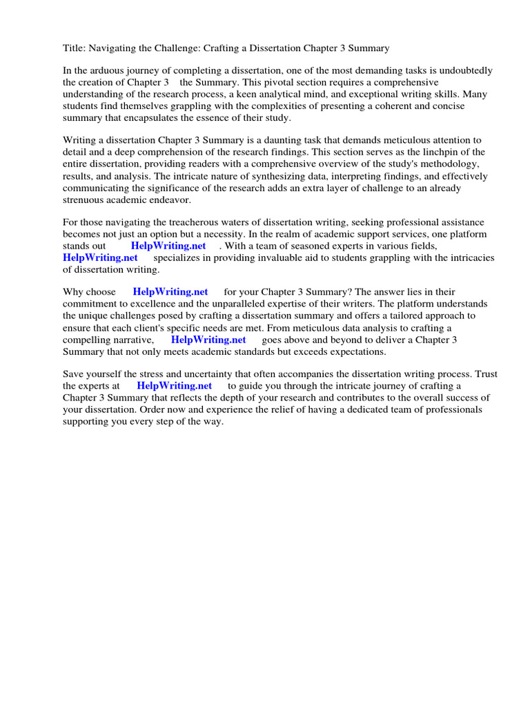 Dissertation Chapter 3 Summary | PDF | Biometrics | Methodology Dissertation Chapter 3 Summary | PDF | Biometrics | Methodology