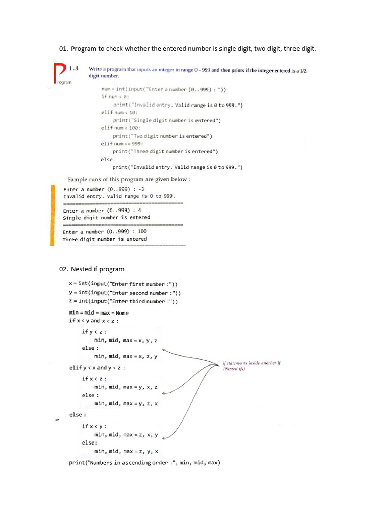 Python Revision 1 Pdf 