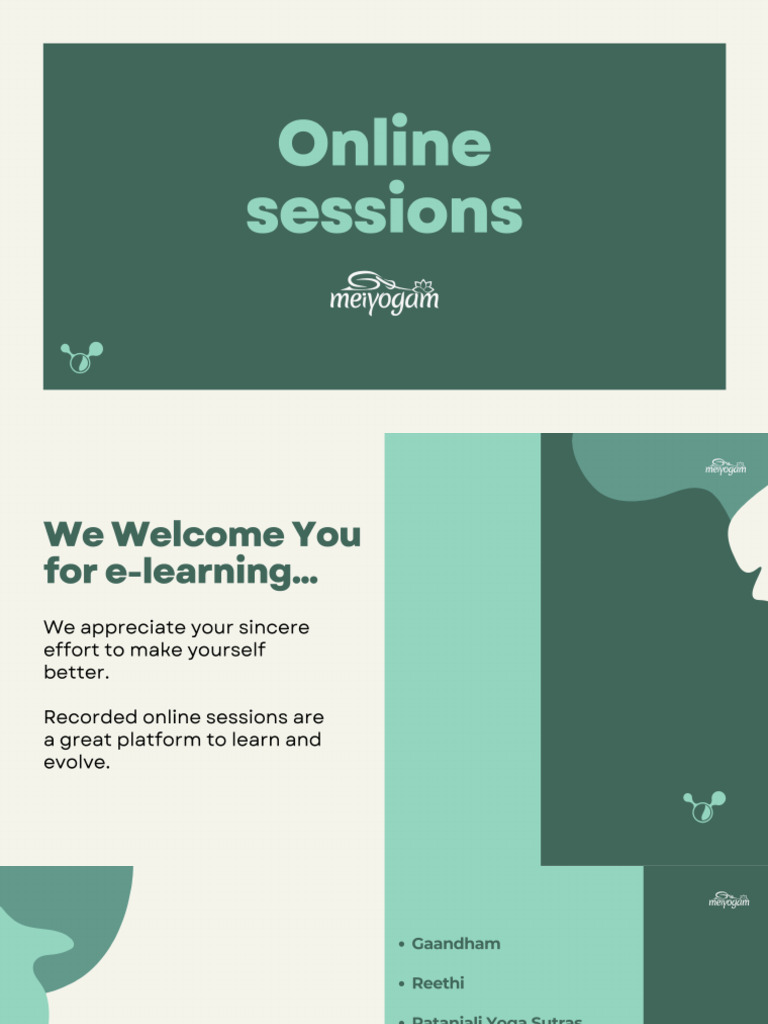 MY Online Sessions | PDF