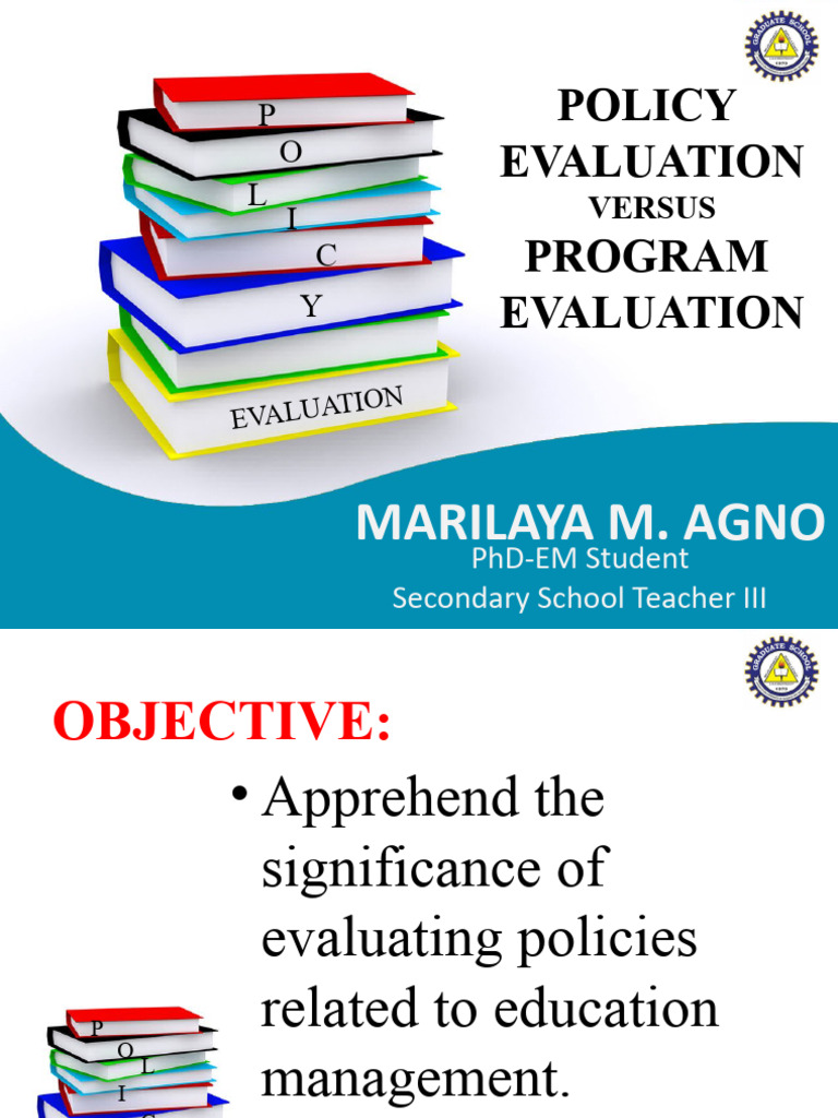 Policy Report | PDF | Program Evaluation | Evaluation