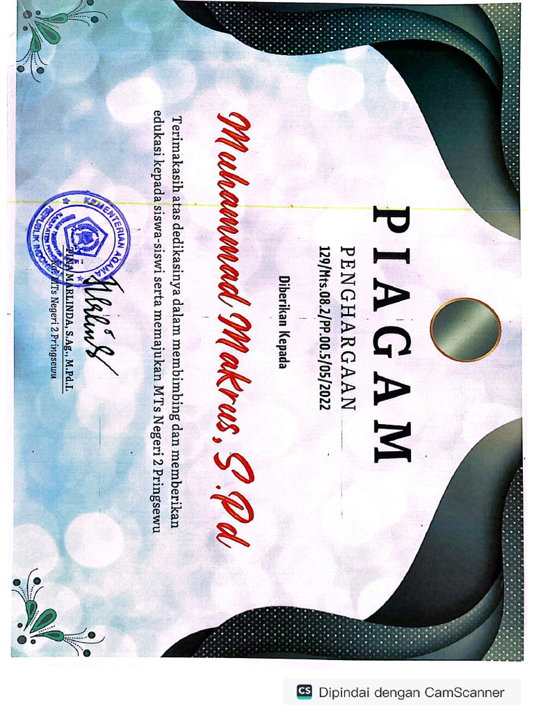 Piagam Mts negeri | PDF