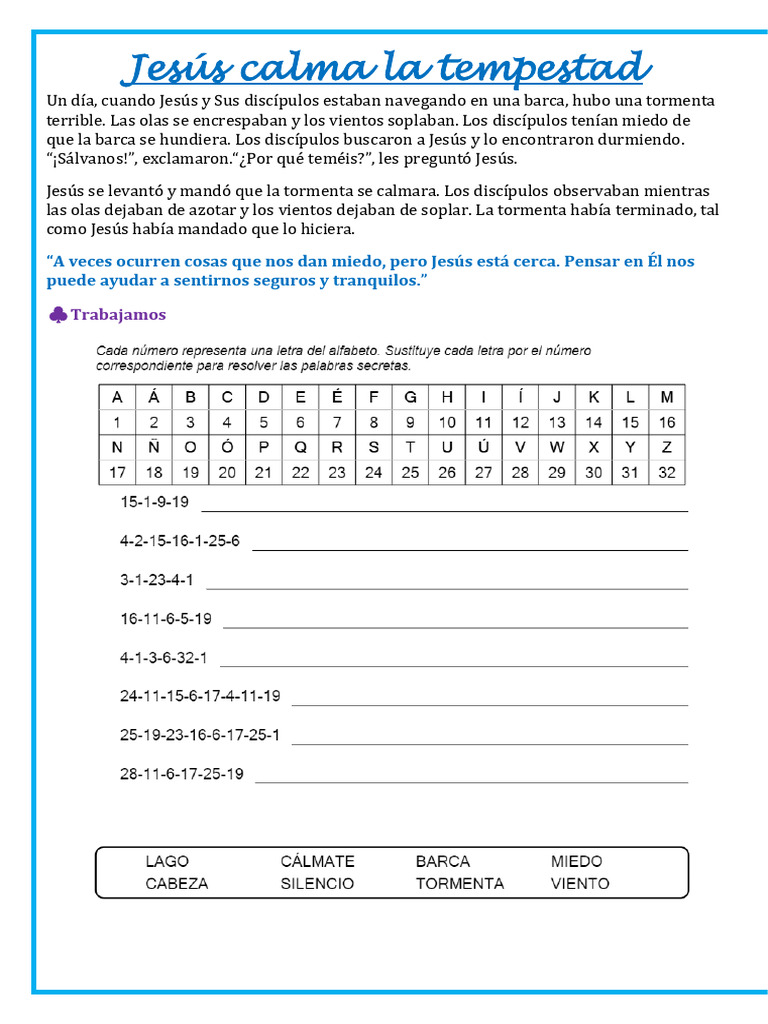 Jesús Calma La Tormenta | PDF
