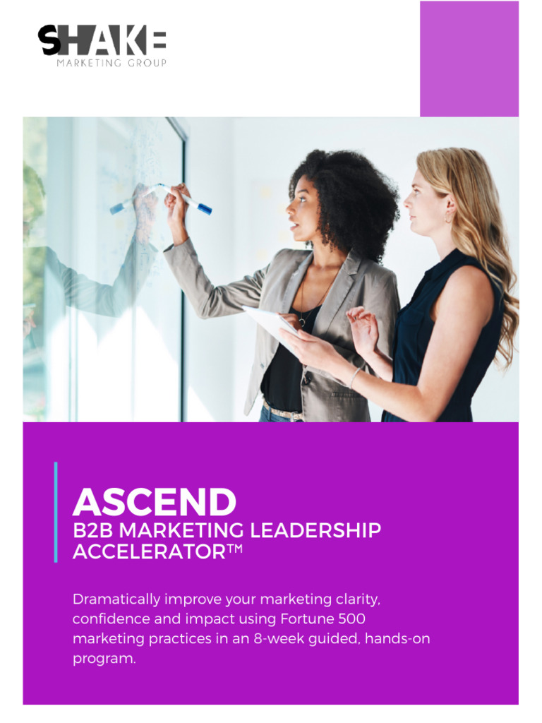 Ascend B2B Marketing Leadership Playbook | PDF | Marketing | Marketing ...