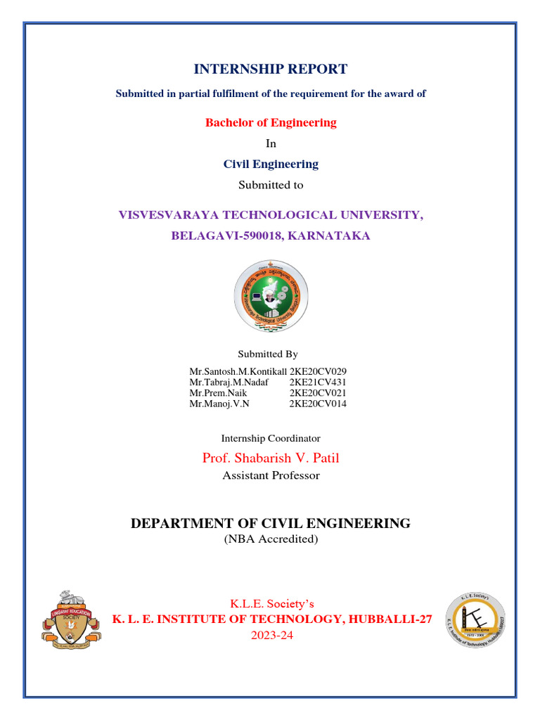 Internship Report Today | PDF | Concrete | Building Engineering