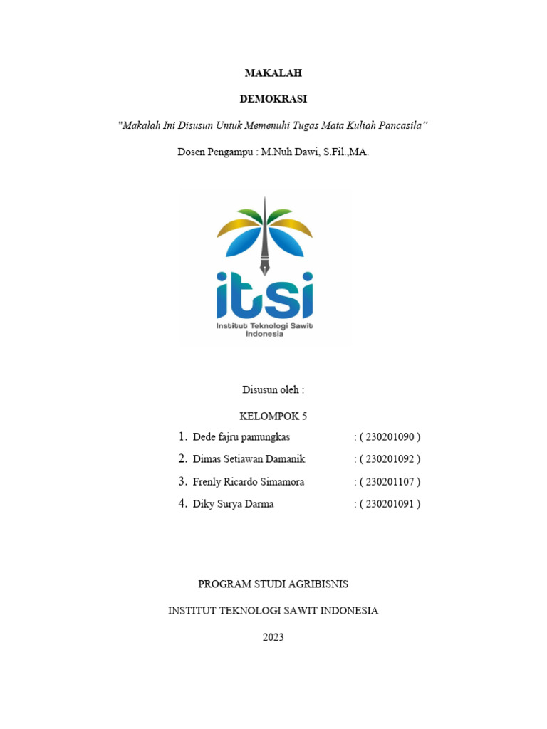 Makalah Kel-5 Pancasila P | PDF | Ilmu Sosial