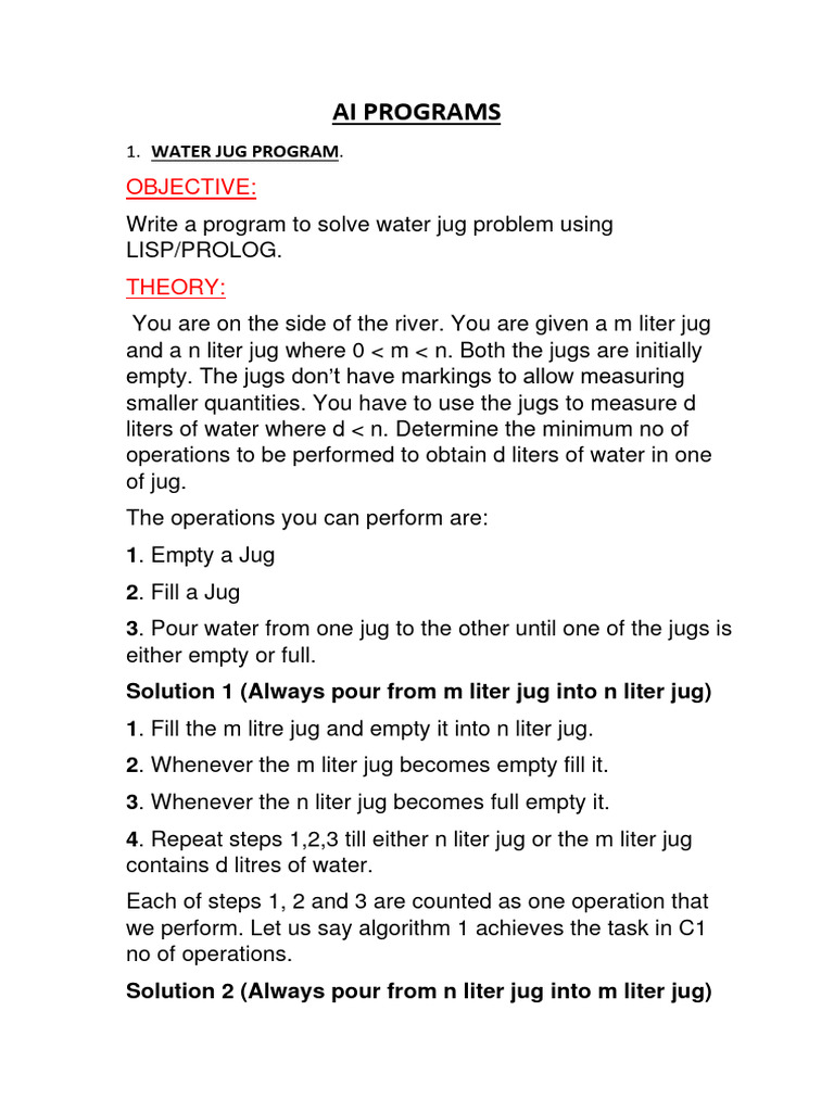 AI PROGRAMS | PDF | Mathematical Optimization | Mathematical Relations