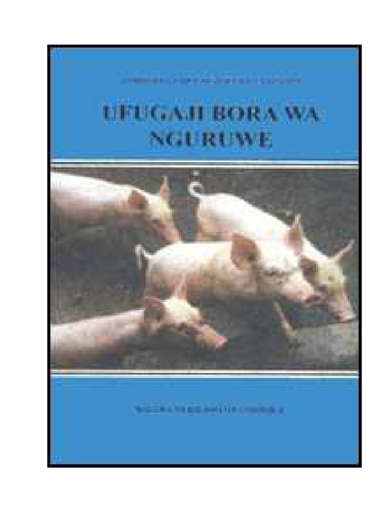 Ufugaji Bora Wa Nguruwe | PDF