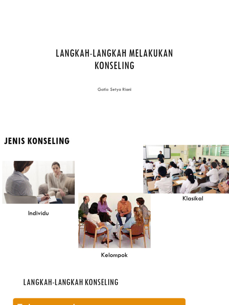 Langkah-Langkah Konseling | PDF