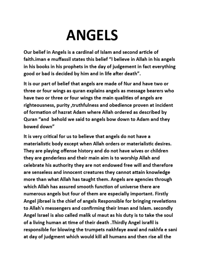 Day of Judgement Notes by Fahad Fareed | PDF | Prophets And Messengers ...