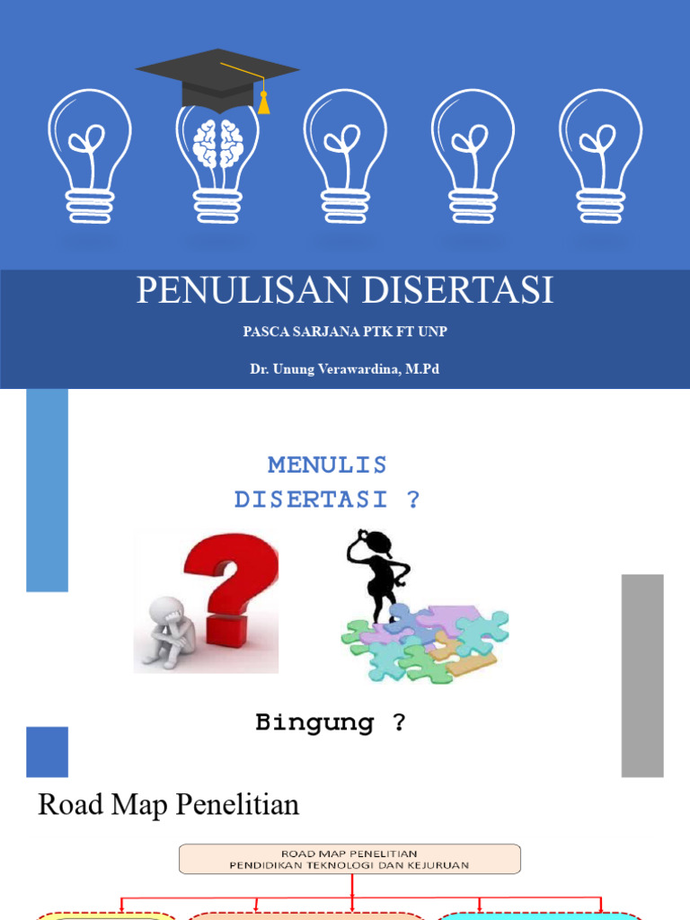 Panduan Menulis Disertasi Pascasarjana | PDF