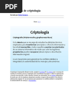 Elementos de Criptografia | PDF | Clave (criptografía) | Criptoanálisis