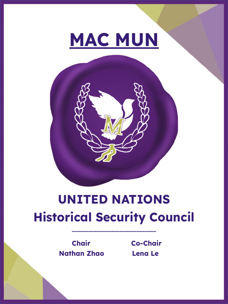 Mac Mun Historical Security Council 2024 | PDF | League Of Nations ...