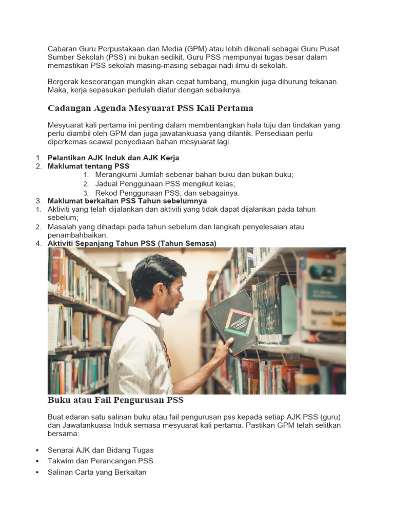 Cabaran Guru Perpustakaan Dan Media | PDF