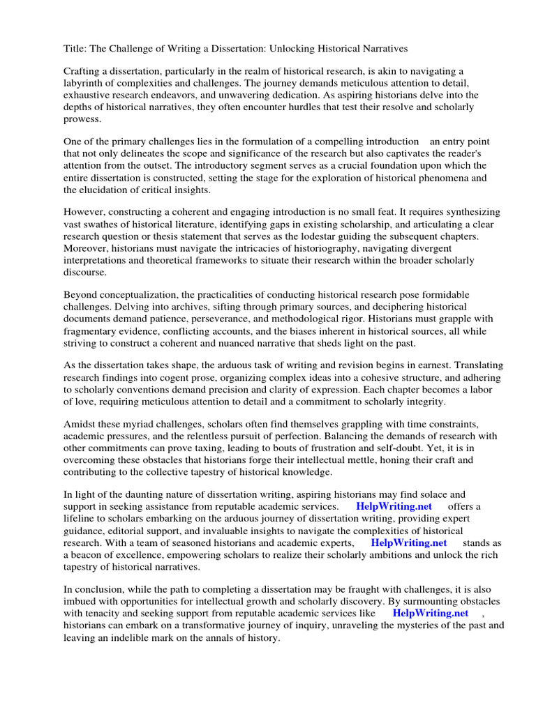 Dissertation Historique Introduction | PDF | Historian | Thesis