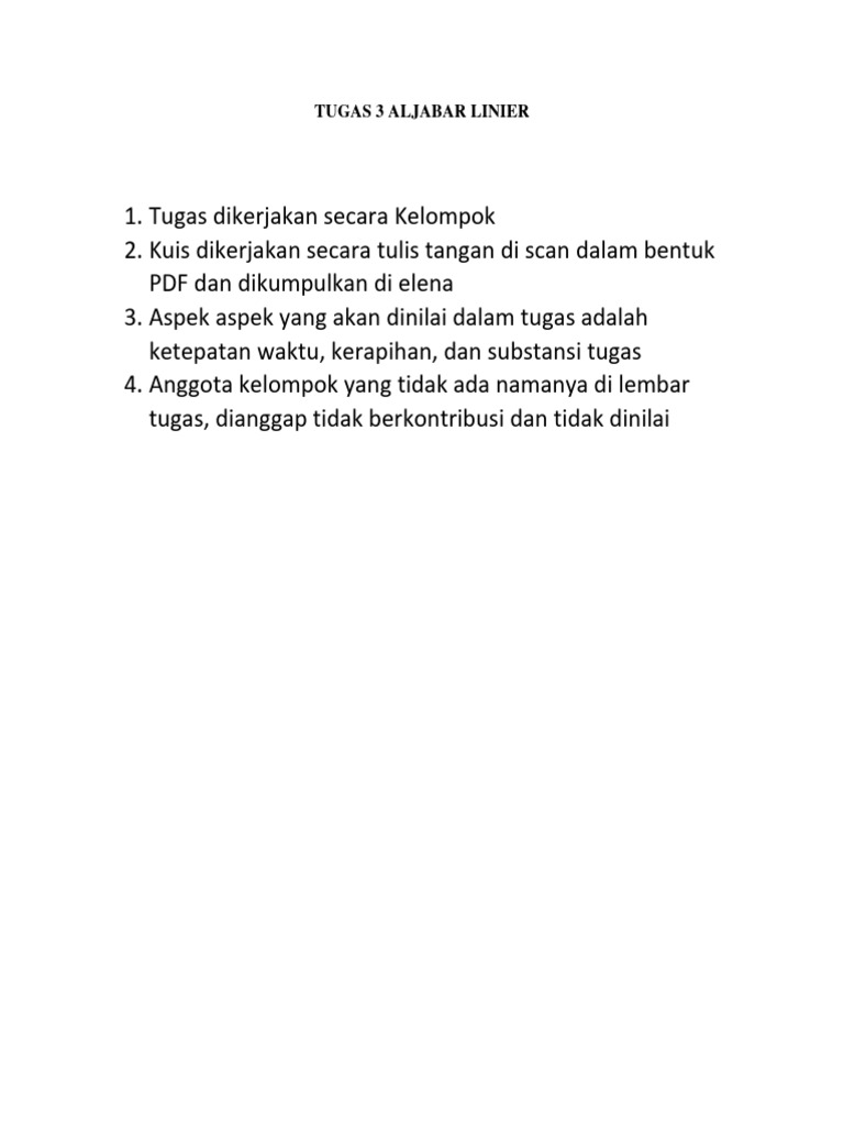 Tugas 3 Alin | PDF