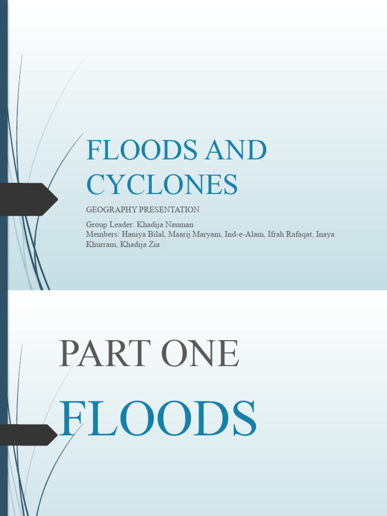 Floods and Cyclones 1 | Download Free PDF | Tropical Cyclones | Flood