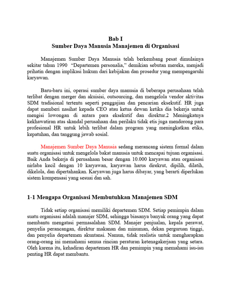 Akbar Ibrahim Manajemen Sumber Daya Manusia | PDF
