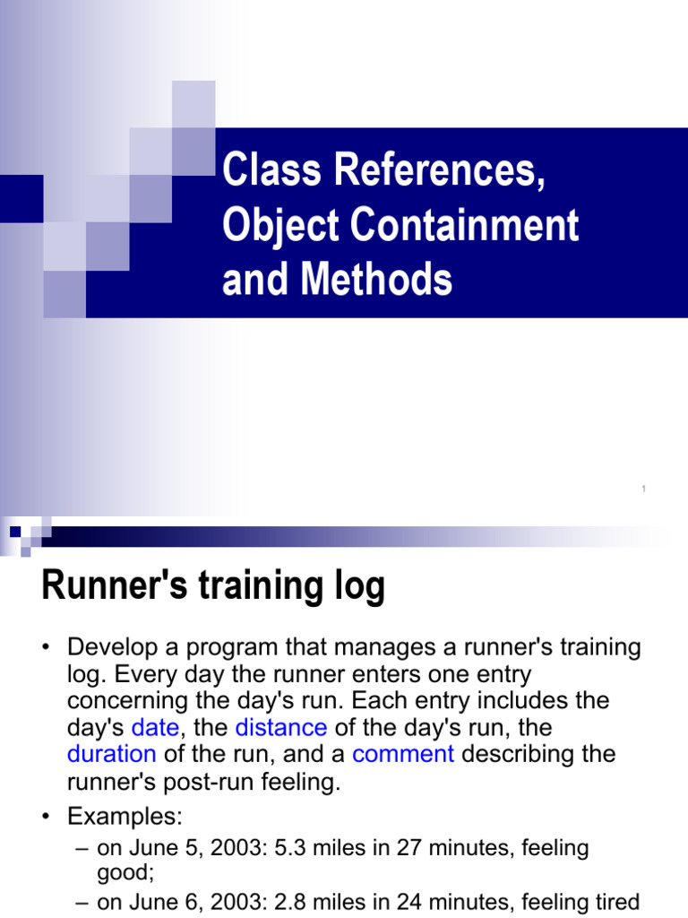 3-Containment and Methods | PDF | Method (Computer Programming) | Class (Computer Programming)