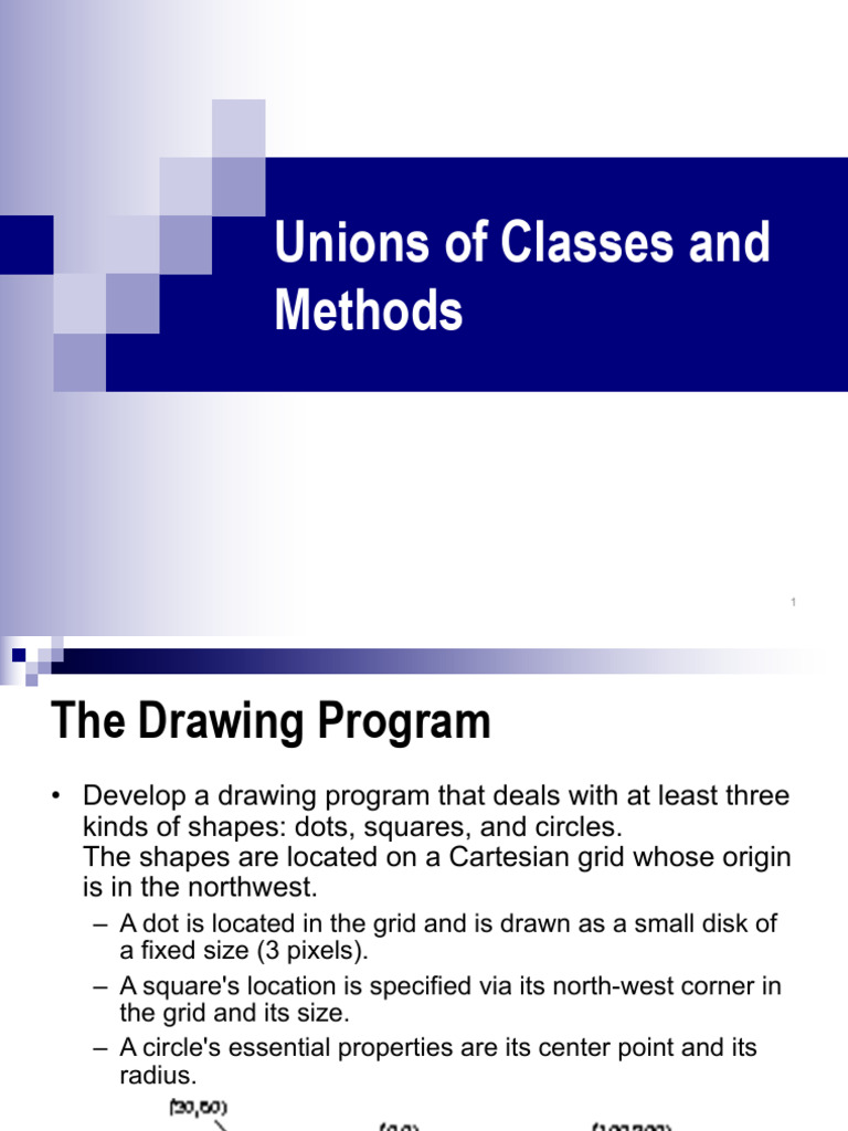 4-Union of Classes and Methods | PDF | Class (Computer Programming ...