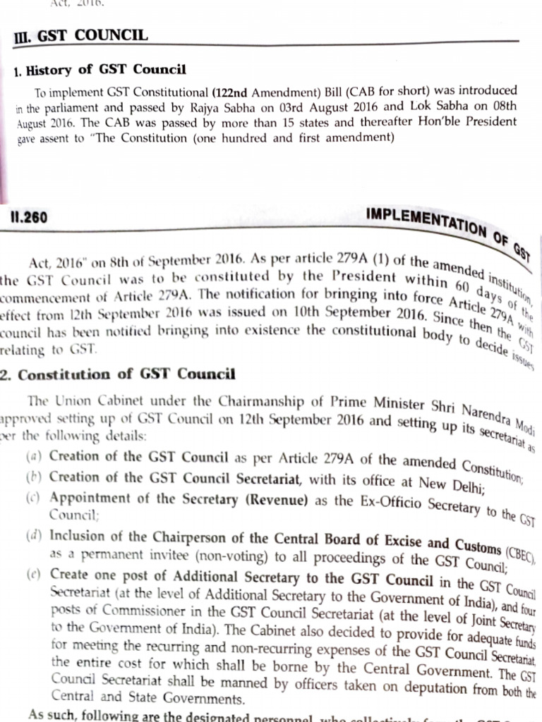 GST Council | PDF