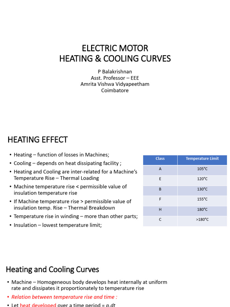 Heat - Cooling, Types of Load | PDF | Electric Motor | Pump