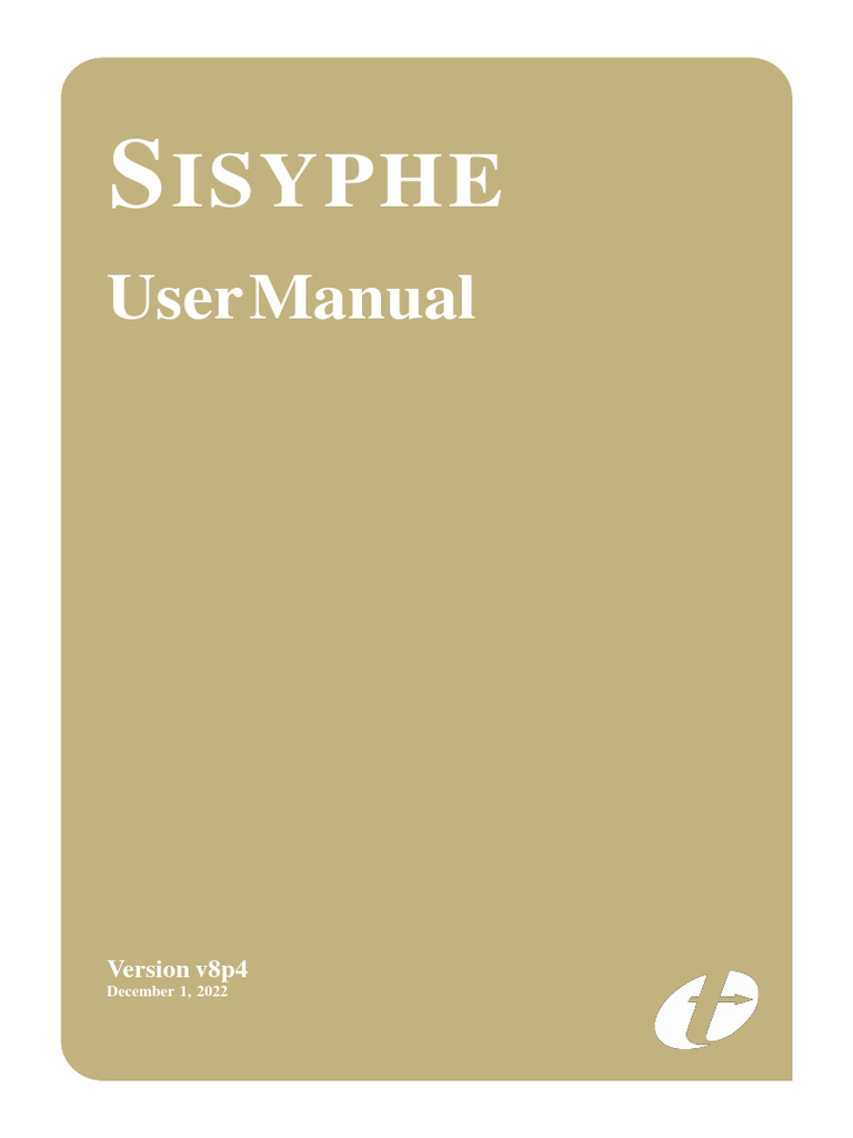 Sisyphe User v8p4 | PDF | Fluid Dynamics | Sediment