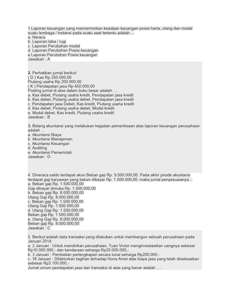 Soal Usp Eko Xii | PDF