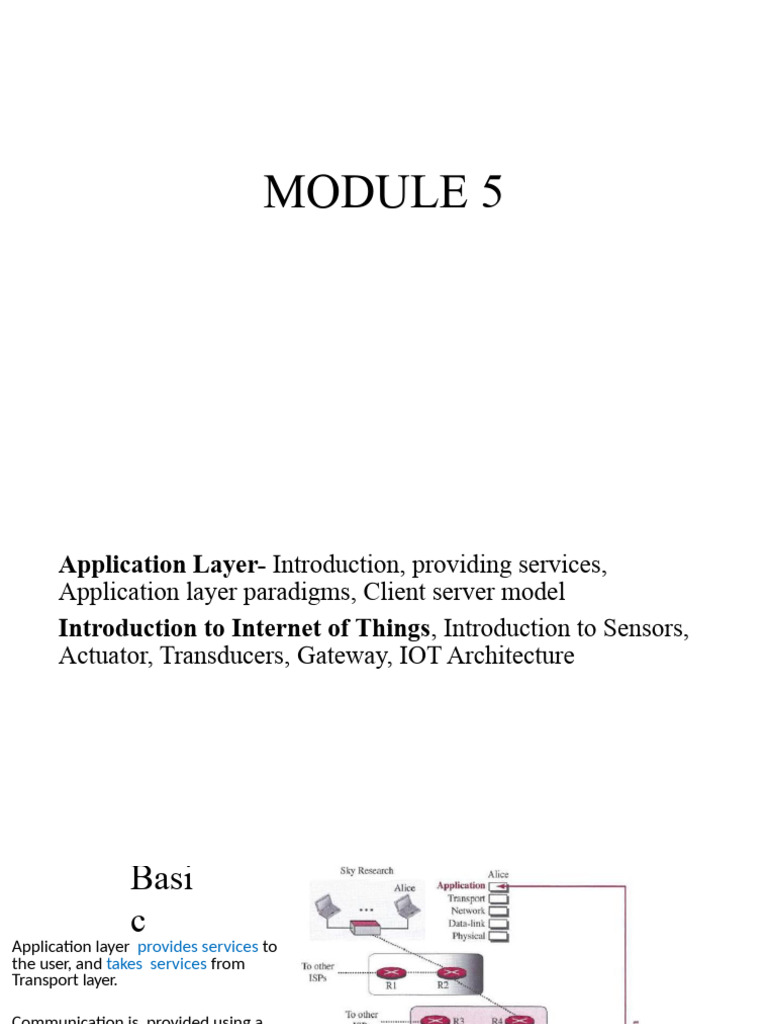 Module - 5 | PDF | Client–Server Model | Server (Computing)