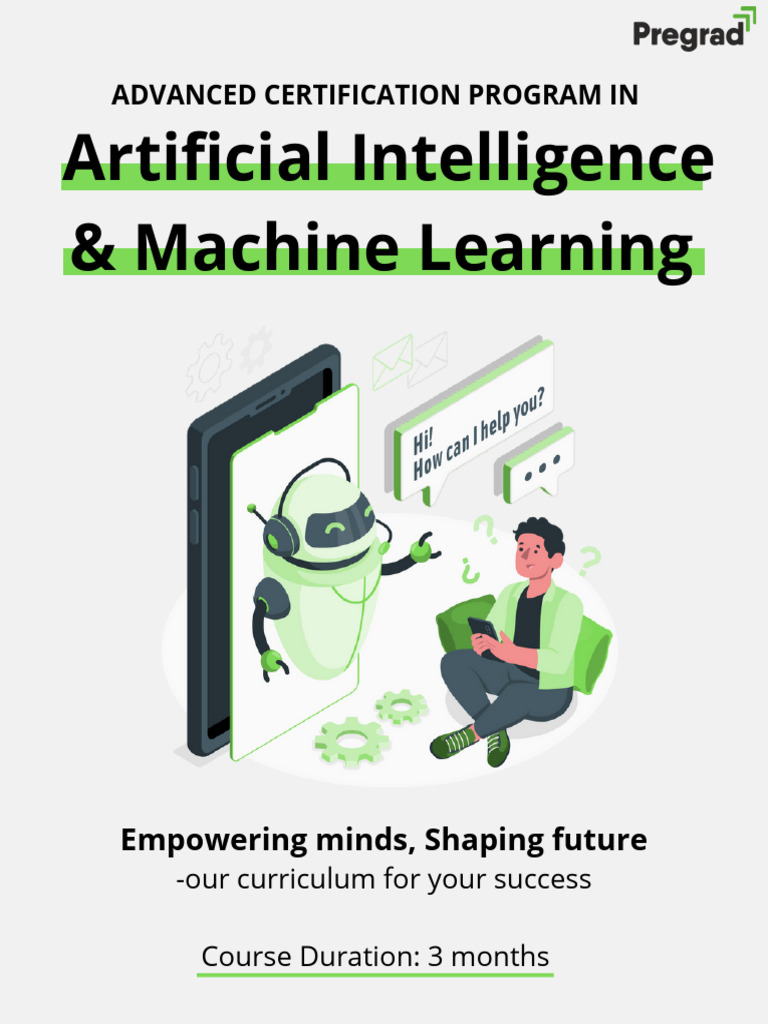 Artificial Intelligence And Machine Learning Curriculum Pregrad Pdf Machine Learning Cluster