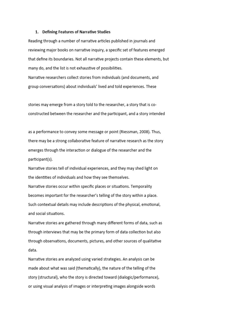 Five Qualitative Approaches To Inquiry | PDF | Case Study | Narrative