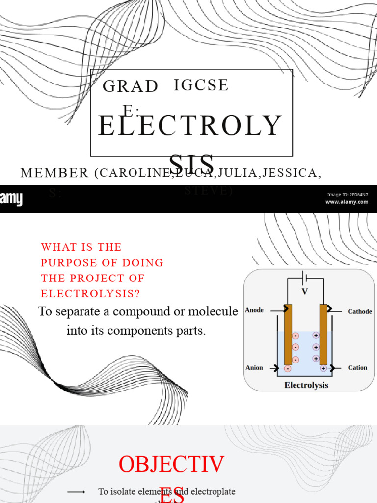 Electrolysis | PDF | Redox | Anode