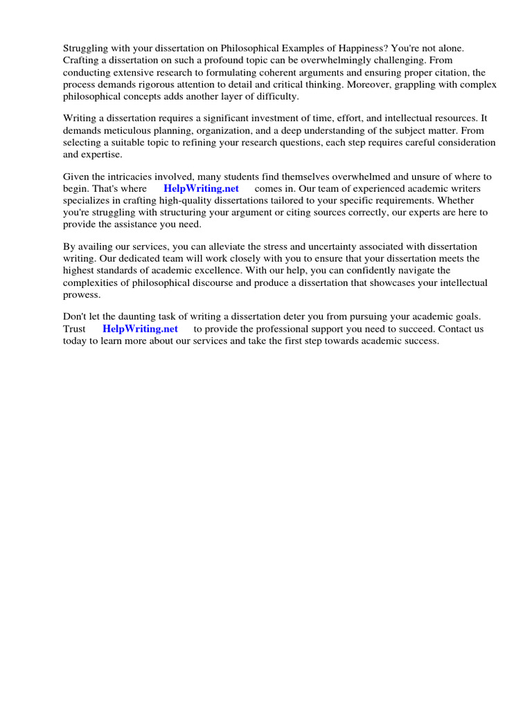 Dissertation Philosophique Exemple Bonheur | PDF | Scribd | Thesis Dissertation Philosophique Exemple Bonheur | PDF | Scribd | Thesis