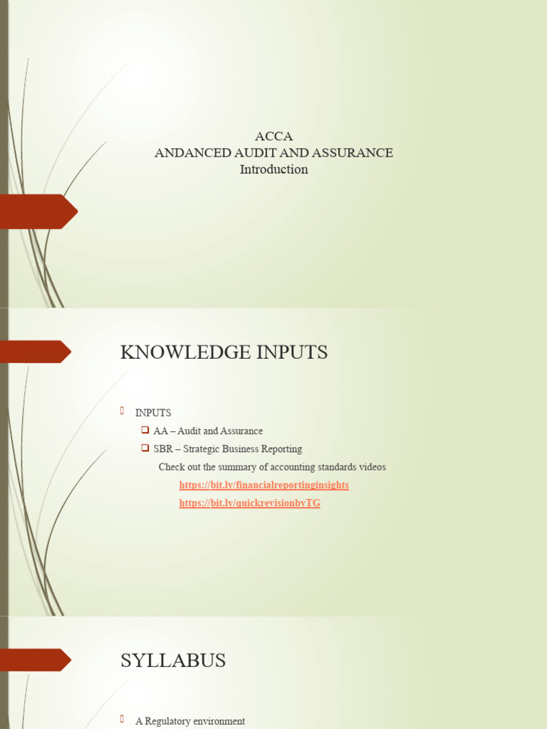 1 Introduction | PDF | Audit | Auditor's Report