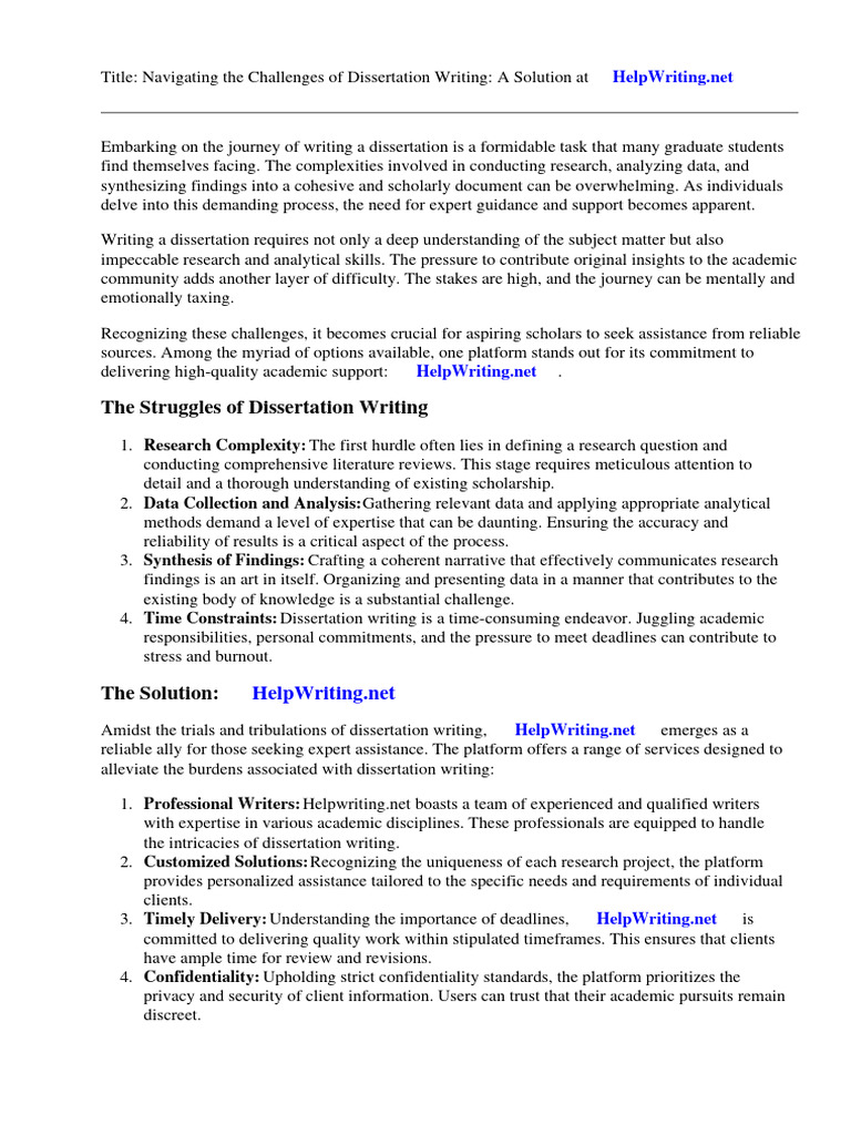 Dissertation Help for Grad Students | PDF | Career & Growth