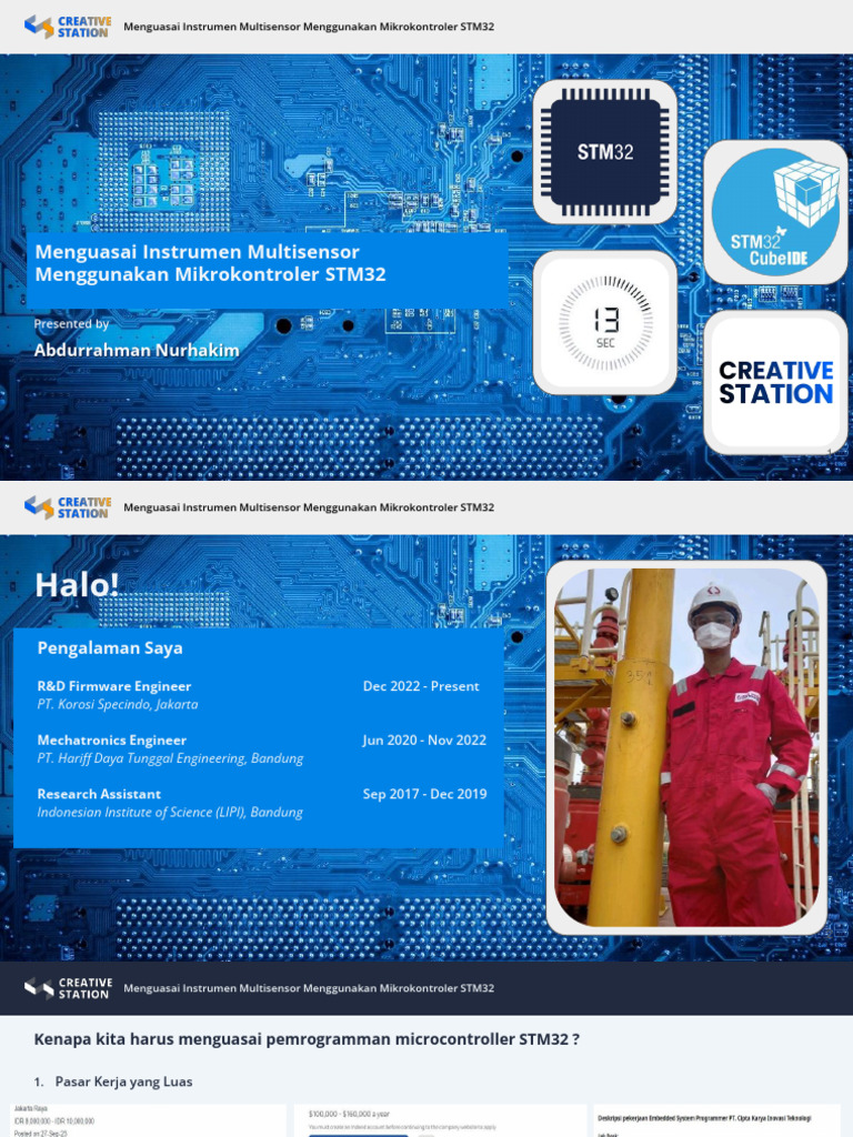 Menguasai Instrumen Multisensor Menggunakan Mikrokontroler STM32 | PDF | Komputer