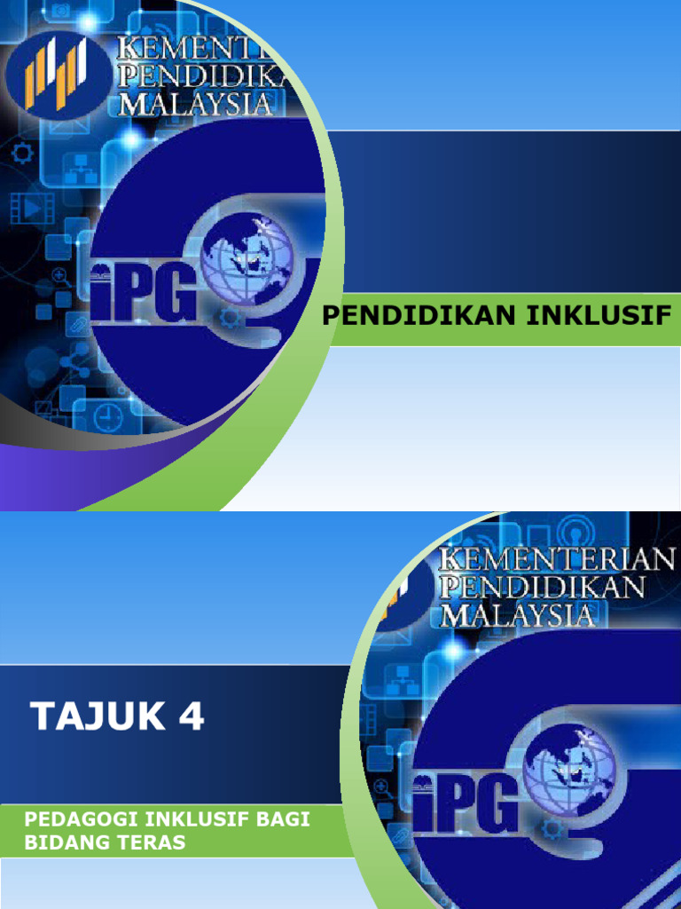 Tajuk 4 Pedagogi Inklusif Bagi Bidang Teras 1 | PDF