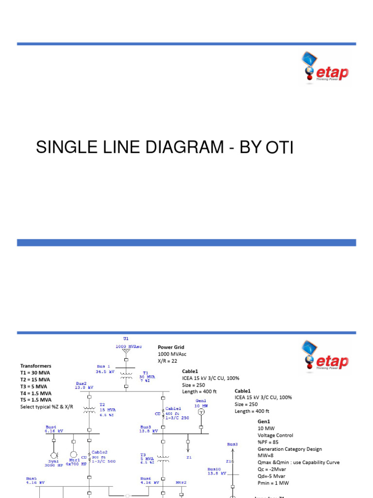 Materi 0 - Single line diagram | PDF