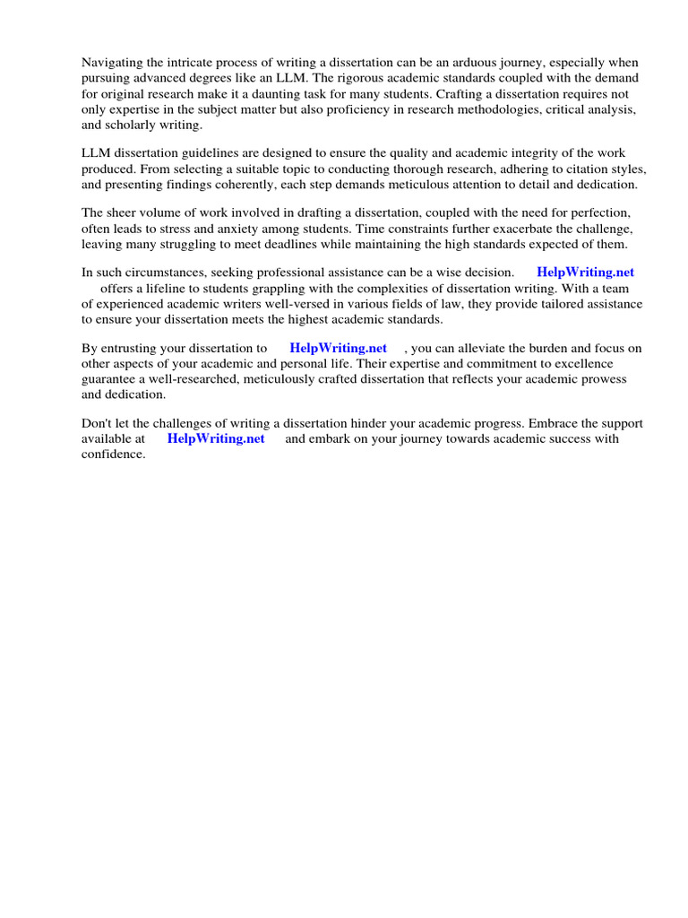 LLM Dissertation Guidelines | PDF | European Union | Treaty