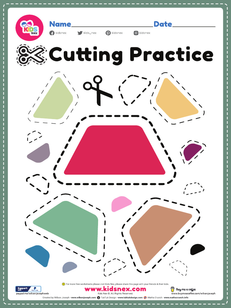 Cutting Practice Irregular Rectangle | PDF
