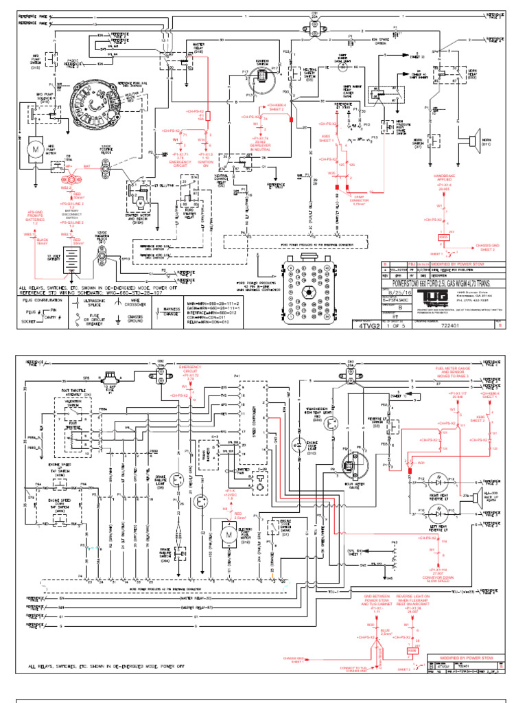 5 1443 1460-1466 1490-1505 Tug Modified Schematics | PDF | Electric ...